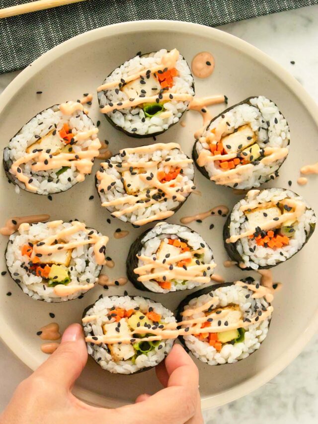 Kimchi Sushi Rolls