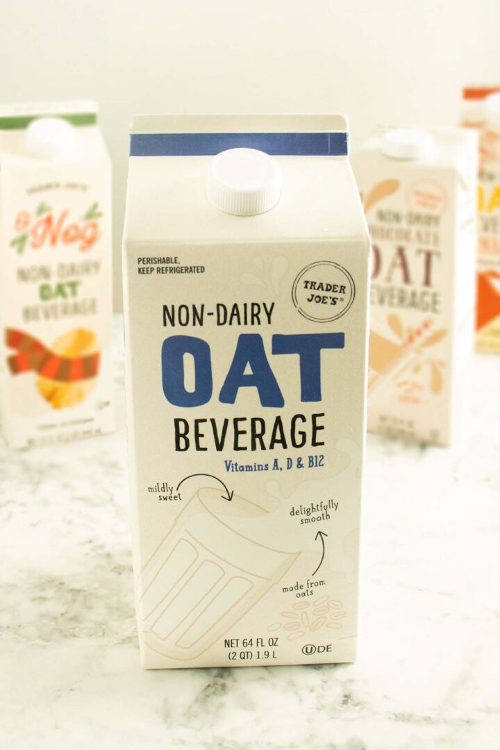 Trader Joe's Oat Milk Review (plain + 5 flavors!)