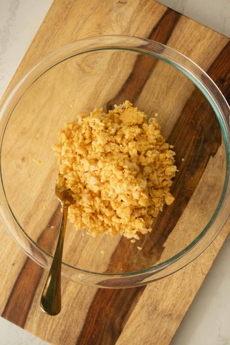 Easy Mashed Chickpea Salad