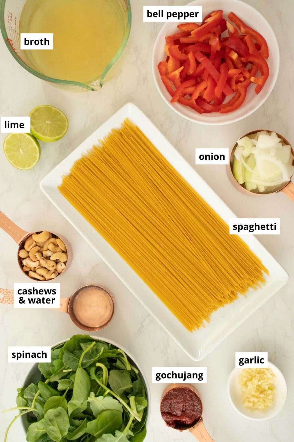 Gochujang Spaghetti (One-Pot, Dairy-Free!)