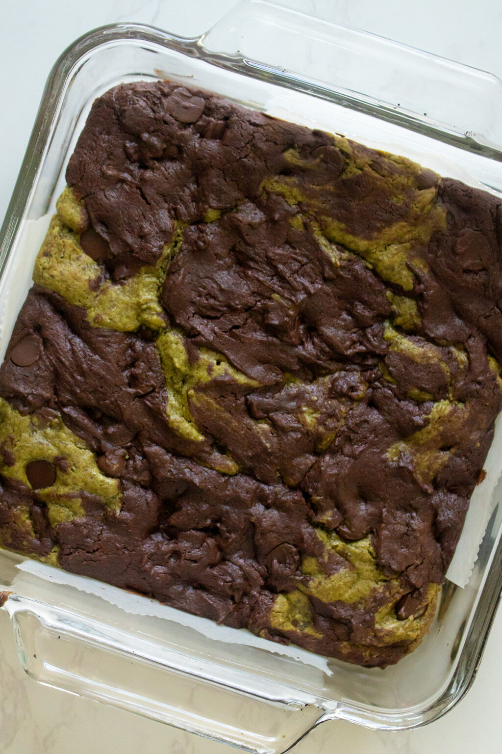 Chocolate Matcha Brownies