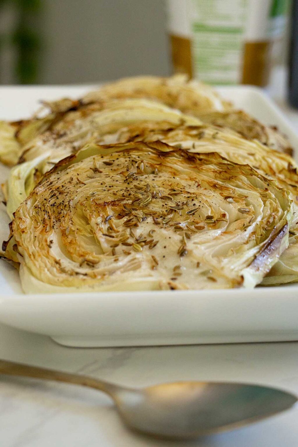 Roasted Cabbage with Fennel Seeds