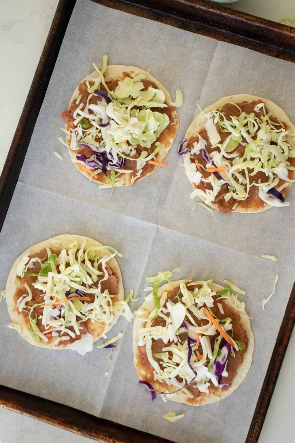 Cheap & Easy Vegan Tostadas