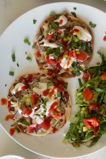 Cheap & Easy Vegan Tostadas