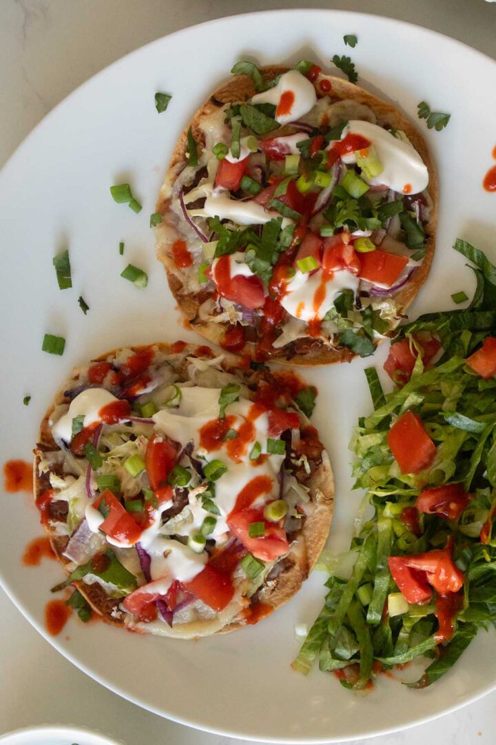 Cheap & Easy Vegan Tostadas