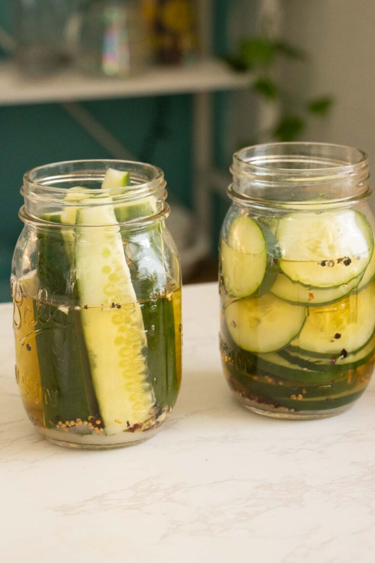 No-Cook Refrigerator Pickles 🫙🥒