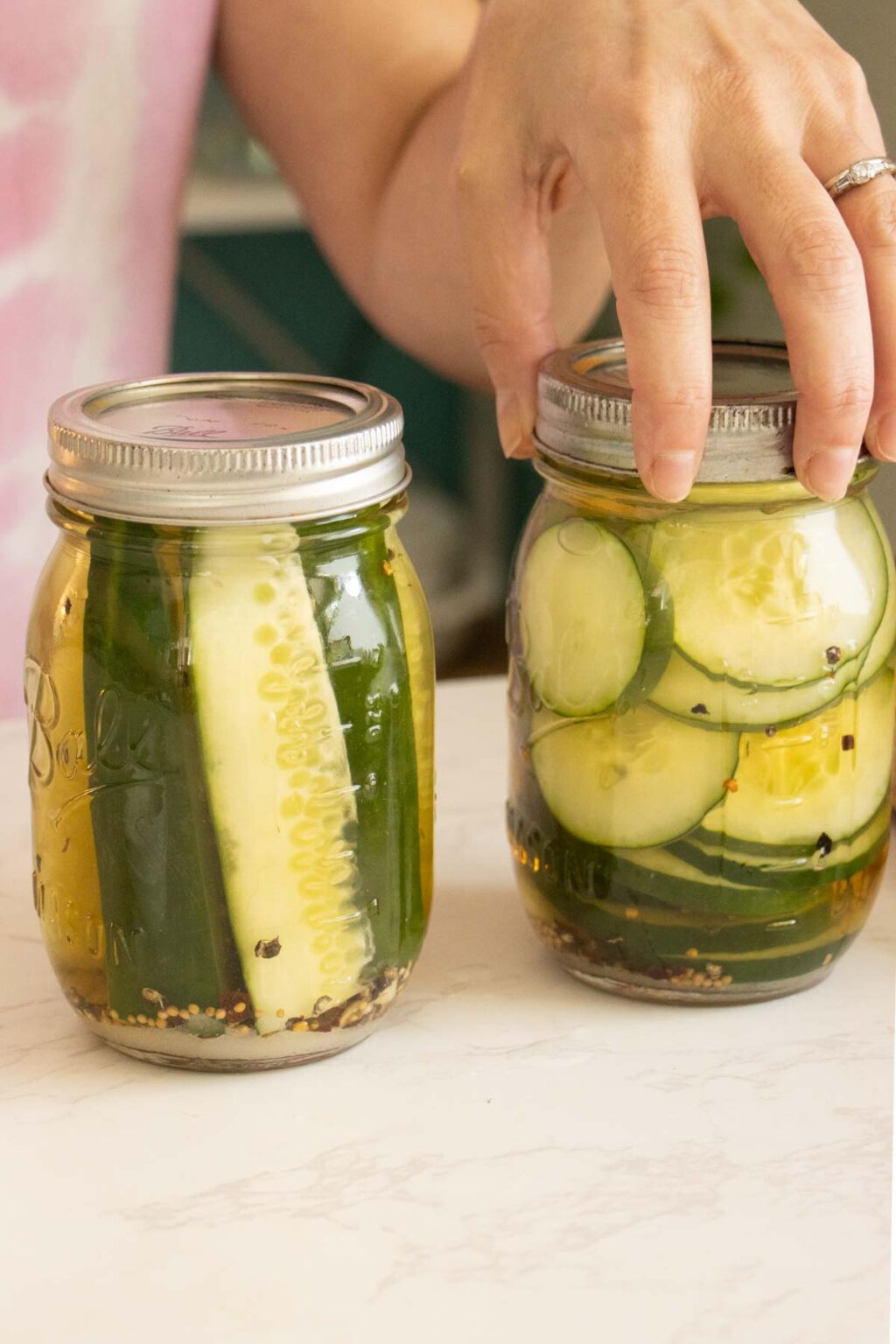 No-Cook Refrigerator Pickles 🫙🥒
