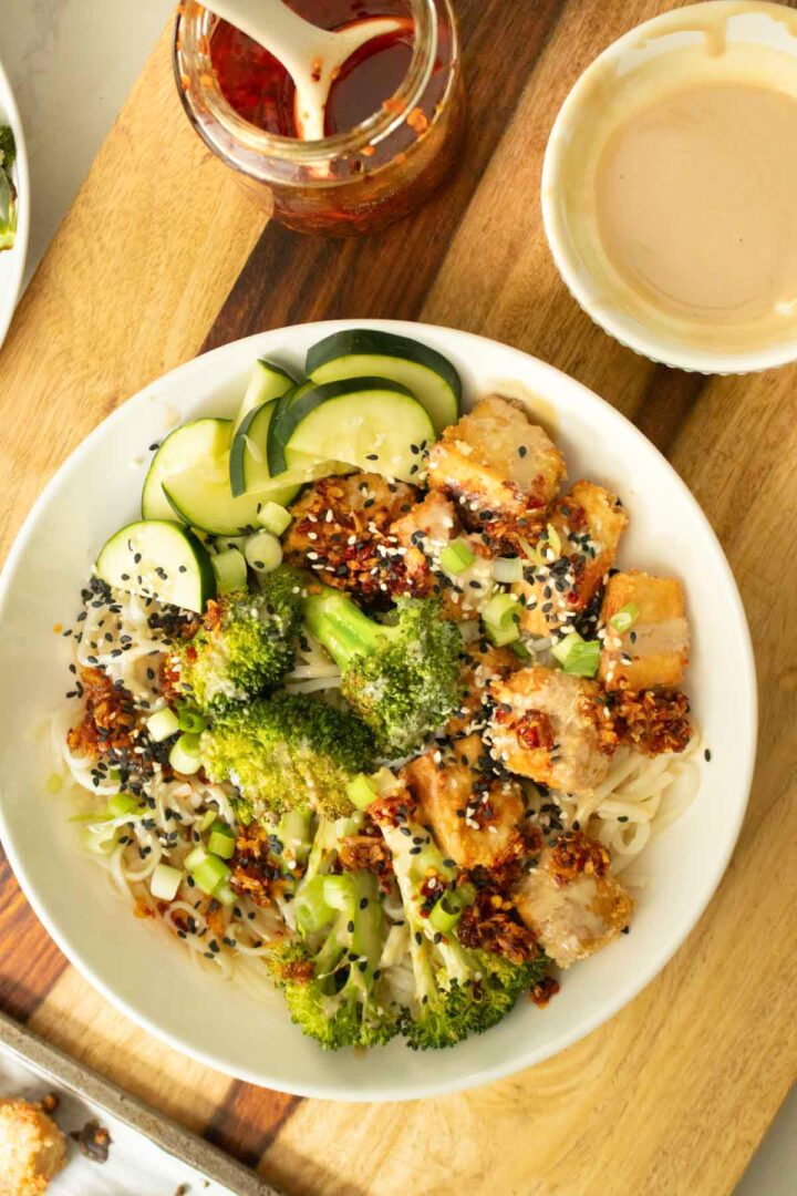 Creamy Chili Crisp Noodles